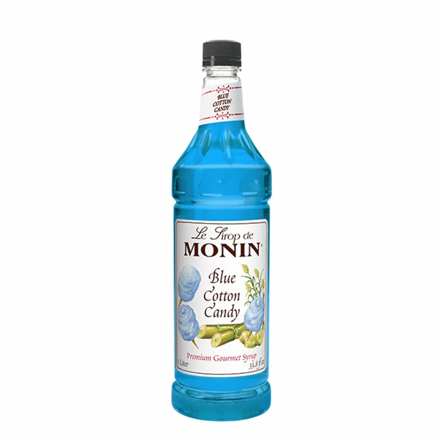 Monin Blue Cotton Candy Syrup (1 Liter Plastic Bottle ...