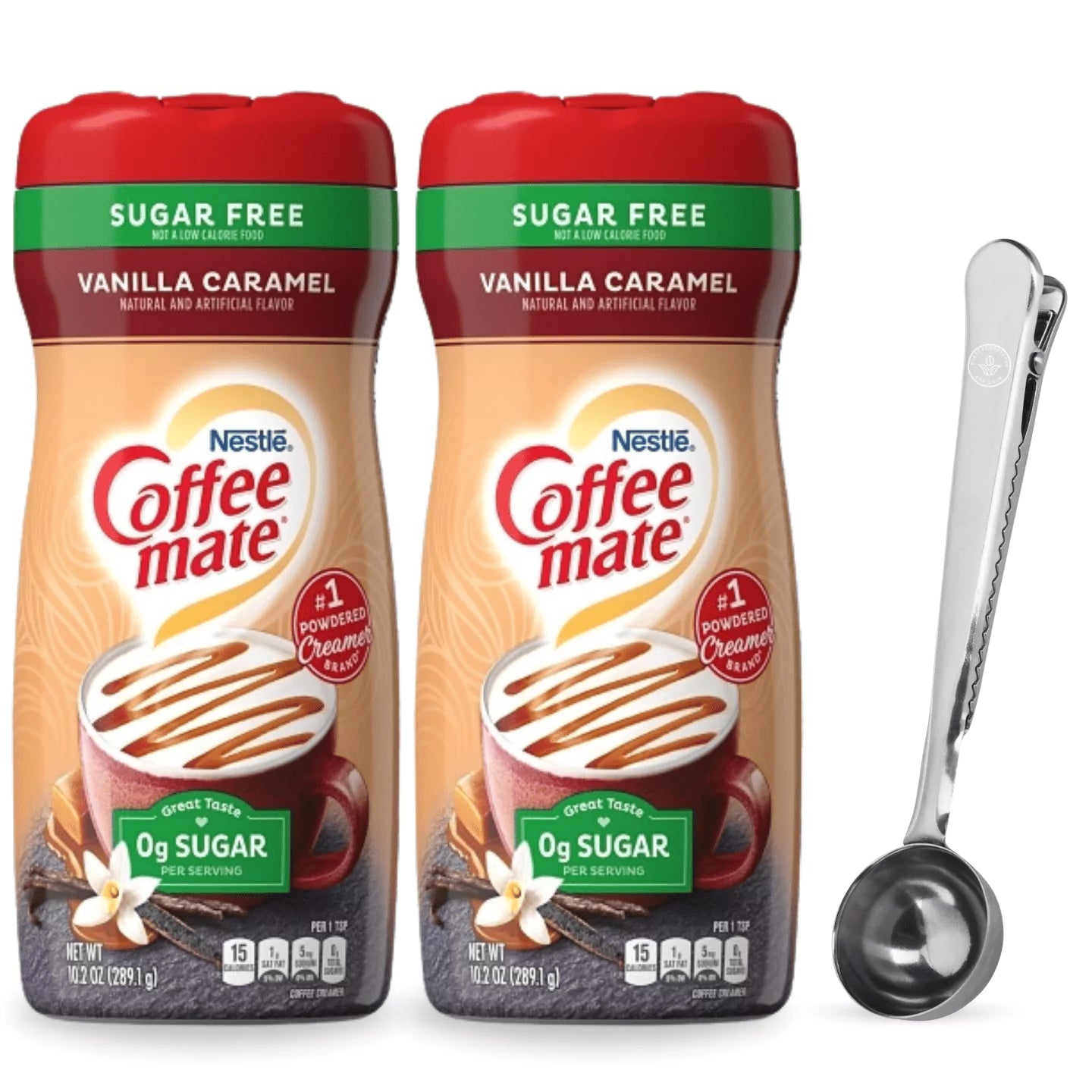 Coffee Mate Sugar-Free Vanilla Caramel Coffee Creamer 10.2 oz (2-Pack ...