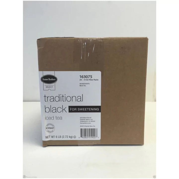 Farmer Brothers Black Iced Tea Filter Packs, 4 oz (Pack of 24 ...