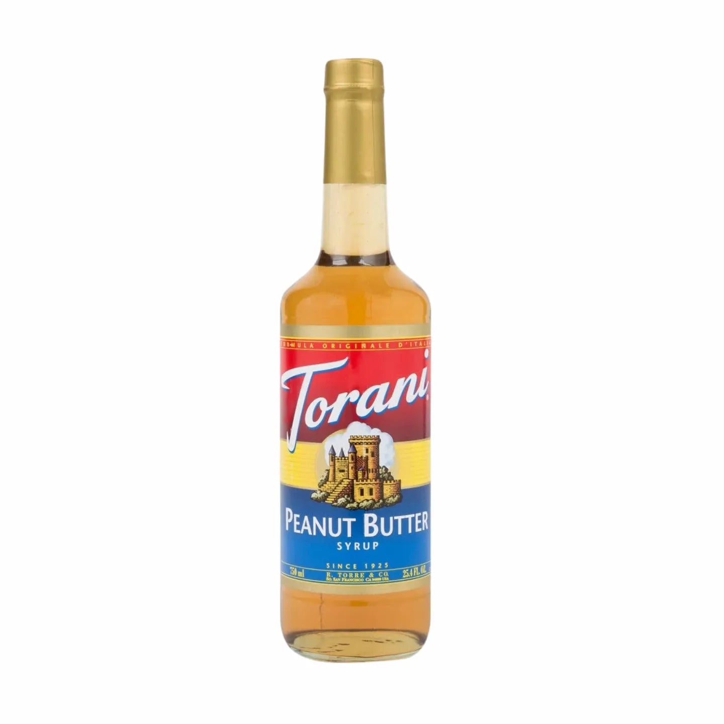 Torani Peanut Butter Syrup (750mL) – Creamy, Nutty Flavor for Drinks ...